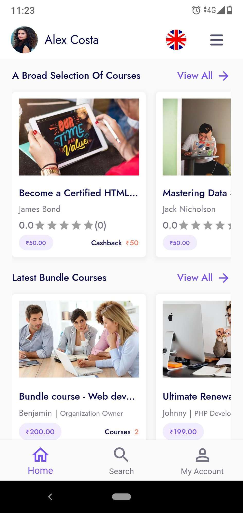 LMSZAI Mobile App - Learning Management App | Flutter App by zainiktheme